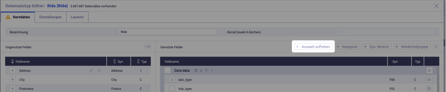 Datensatztypen verwalten - Cortex-InformationsPlattform Online ...