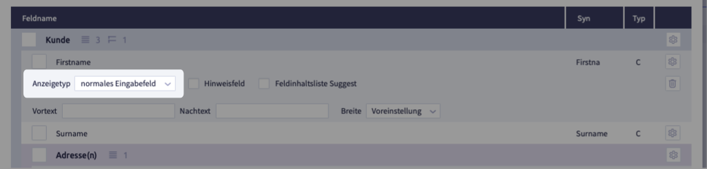 Datensatztypen verwalten - Cortex-InformationsPlattform Online ...