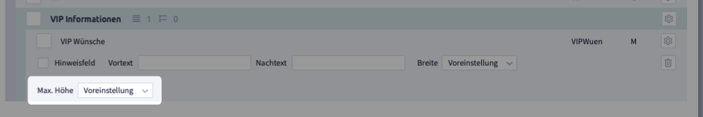 Datensatztypen verwalten - Cortex-InformationsPlattform Online-Dokumentation
